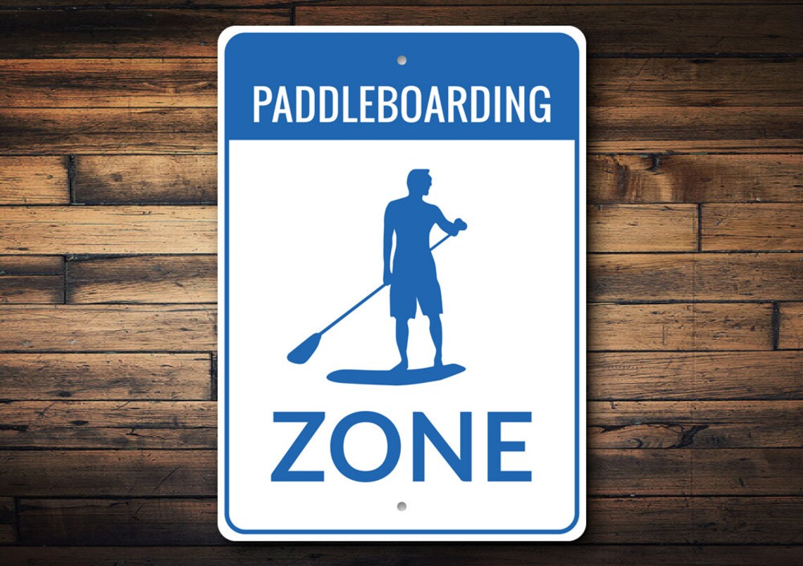 Paddle Boarding Sign Paddle Board Zone Ocean Decor Metal | Etsy