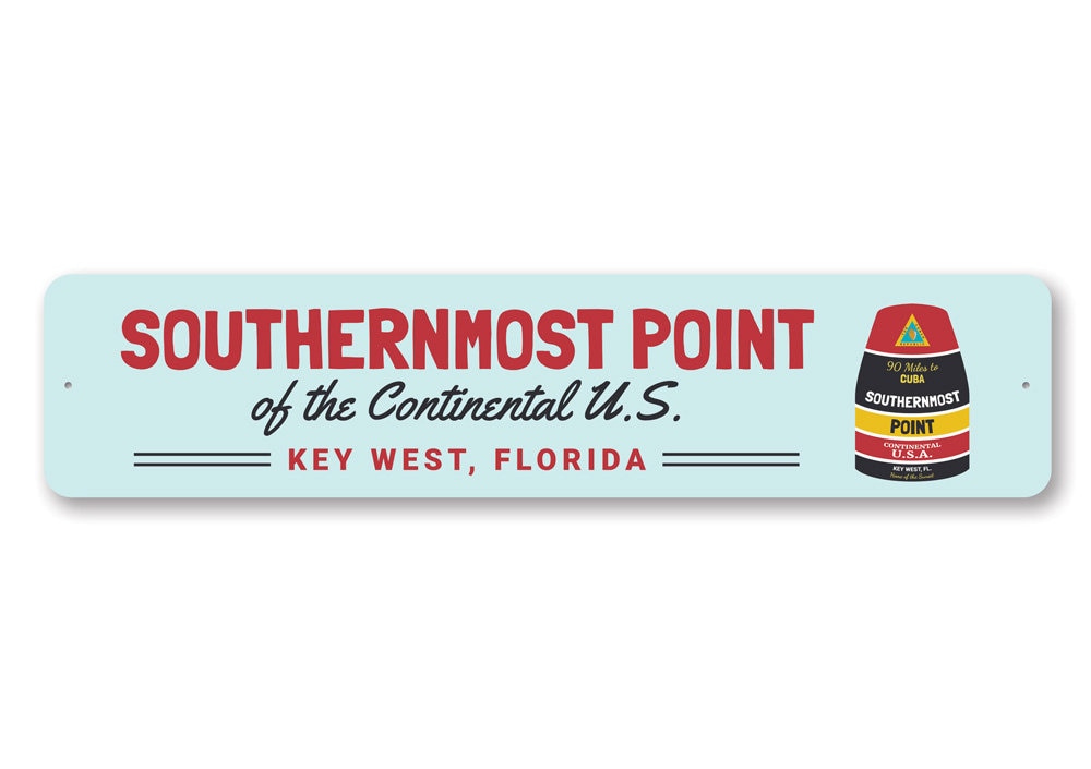 Southern Most Point Sign, Key West Point, Key West Sign, Ocean Sign ...
