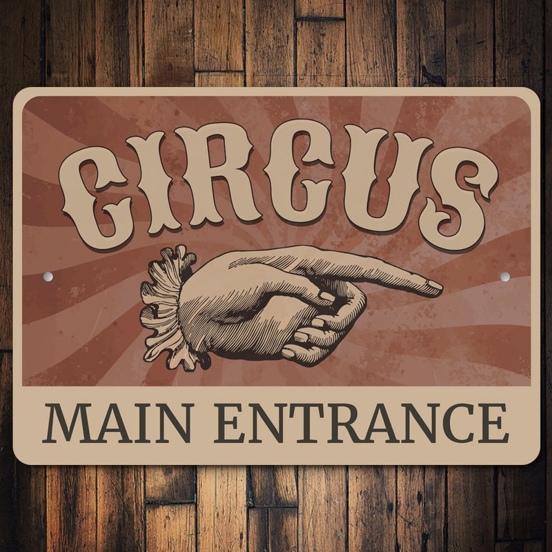 Vintage Circus Signs - Etsy