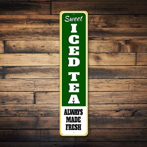 Sweet Ice Tea Made Fresh Sign, Iced Tea Gift, Tea Lovers, Gift for Tea ...