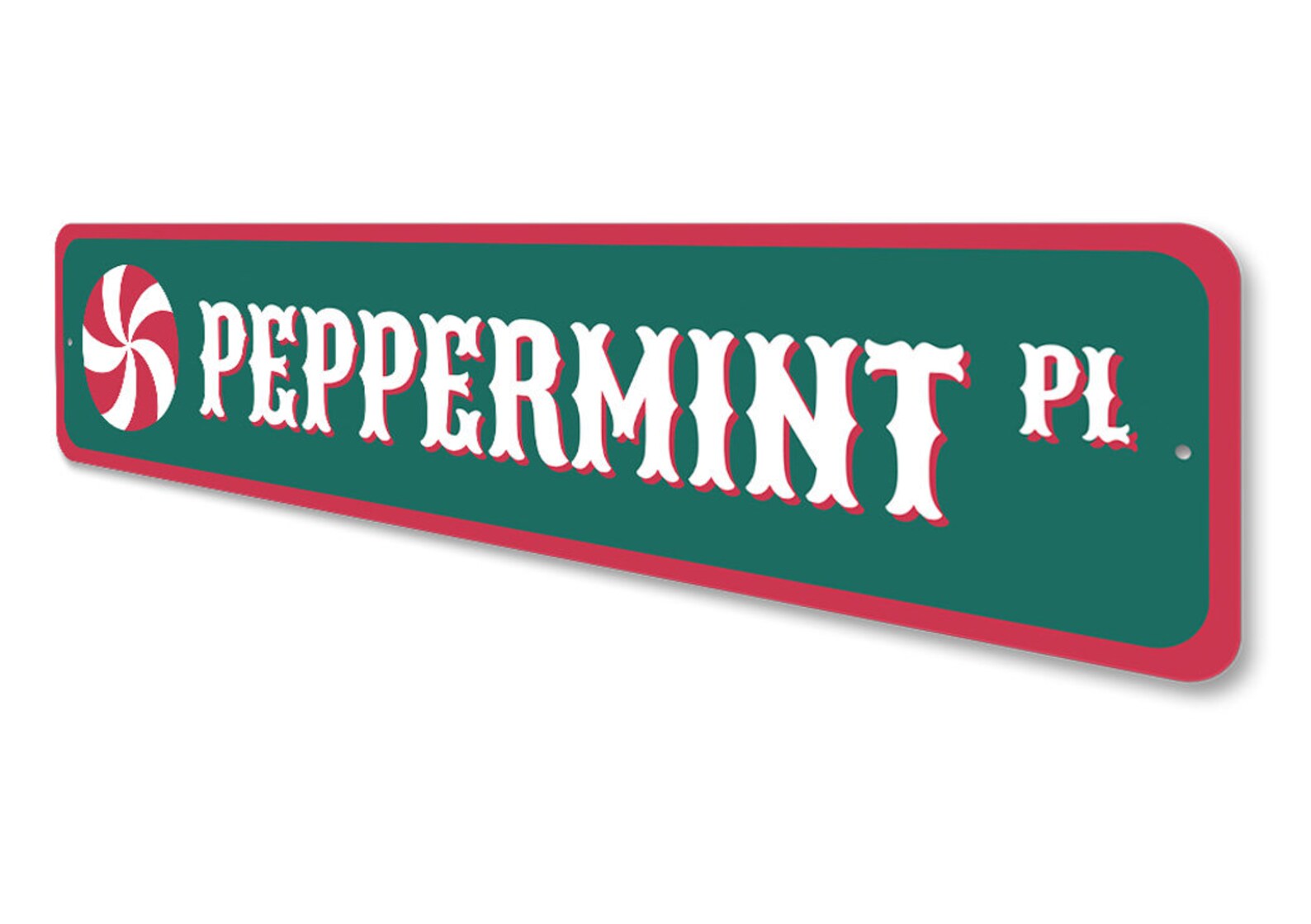 Peppermint Sign Peppermint Candy Candy Cane Sign Christmas | Etsy