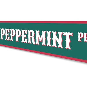 Peppermint Sign, Peppermint Candy, Candy Cane Sign, Christmas Candy ...