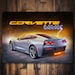 Corvette Garage Sign, Corvette Stingray Garage Decor, Chevy Corvette ...