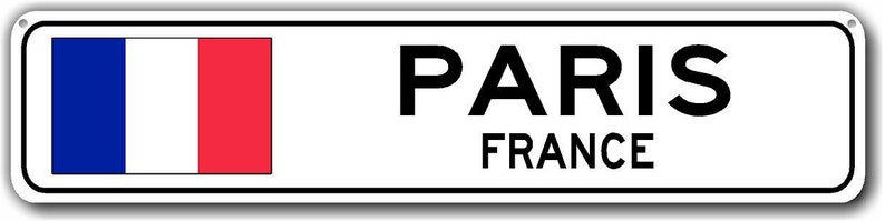 France Flag Sign, France Souvenir, France Gift, Country Souvenir, Metal ...