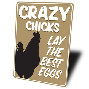 Funny Chick Sign Funny Girl Decor Funny Farm Sign Farmer - Etsy