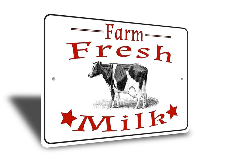 Farm Fresh Milk Sign For Milk Farm Milk Decor Farming Sign | Etsy