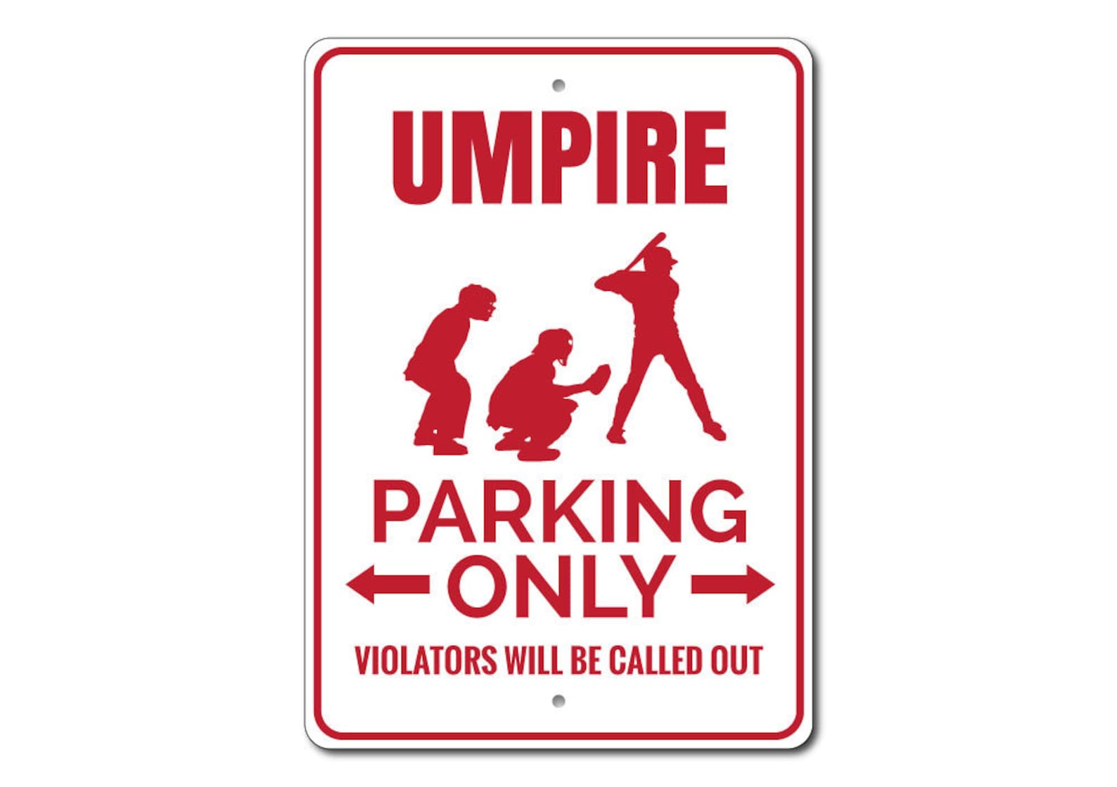 Umpire Parking Sign Umpire Gift Umpire Decor Umpire Sign | Etsy