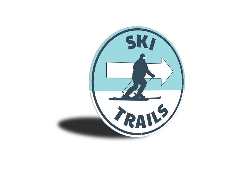 Ski Trails Skiing Trail Sign Ski Slope Sign Skiing Slopes - Etsy