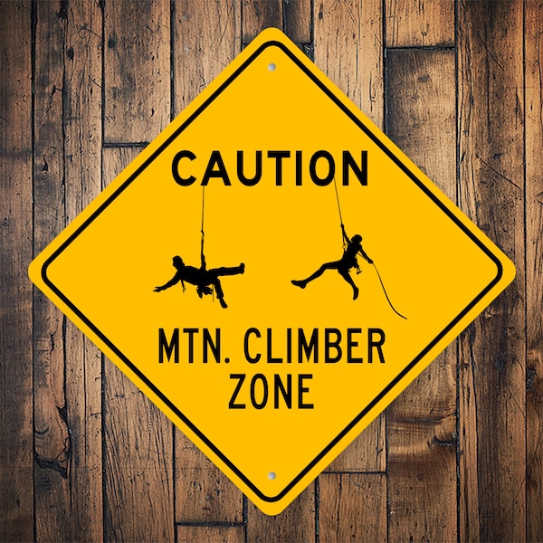 Mountain Climber Sign - Etsy