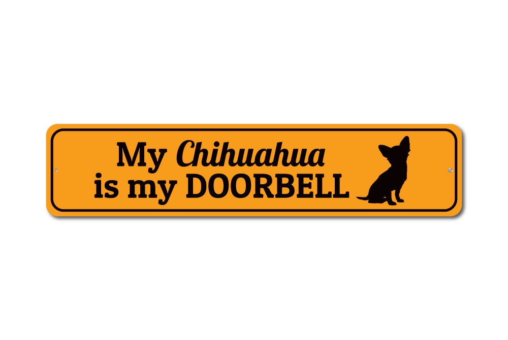 Dog Funny Sign, Barking Dog Sign, Chihuahua Gift, Chihuahua Decor ...