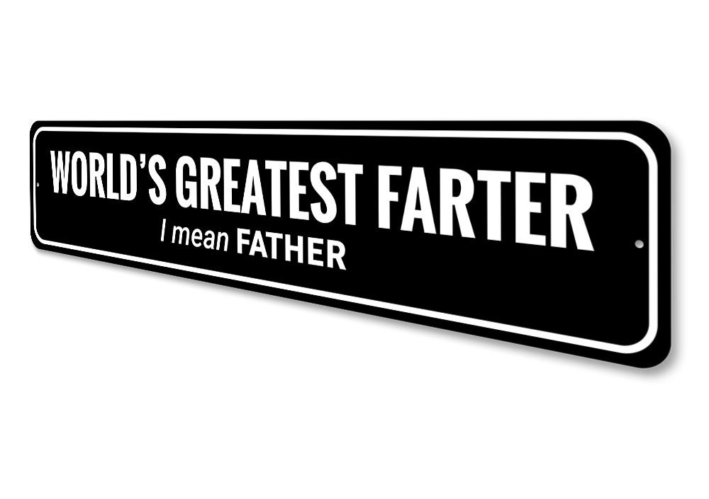 Worlds Greatest Farters Greatest Farter Sign Sign For | Etsy