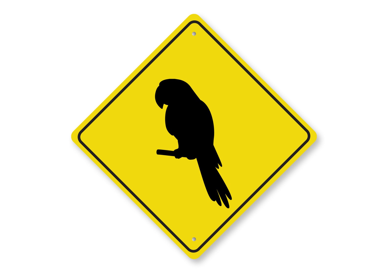 Parrot Crossing Sign Parrot Crossing Parrot Crossing Diamond - Etsy