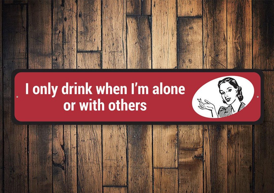 Heavy Drinker Sign, Beer Drinker, Drinking Sign, Modern Bar Sign, Bar ...