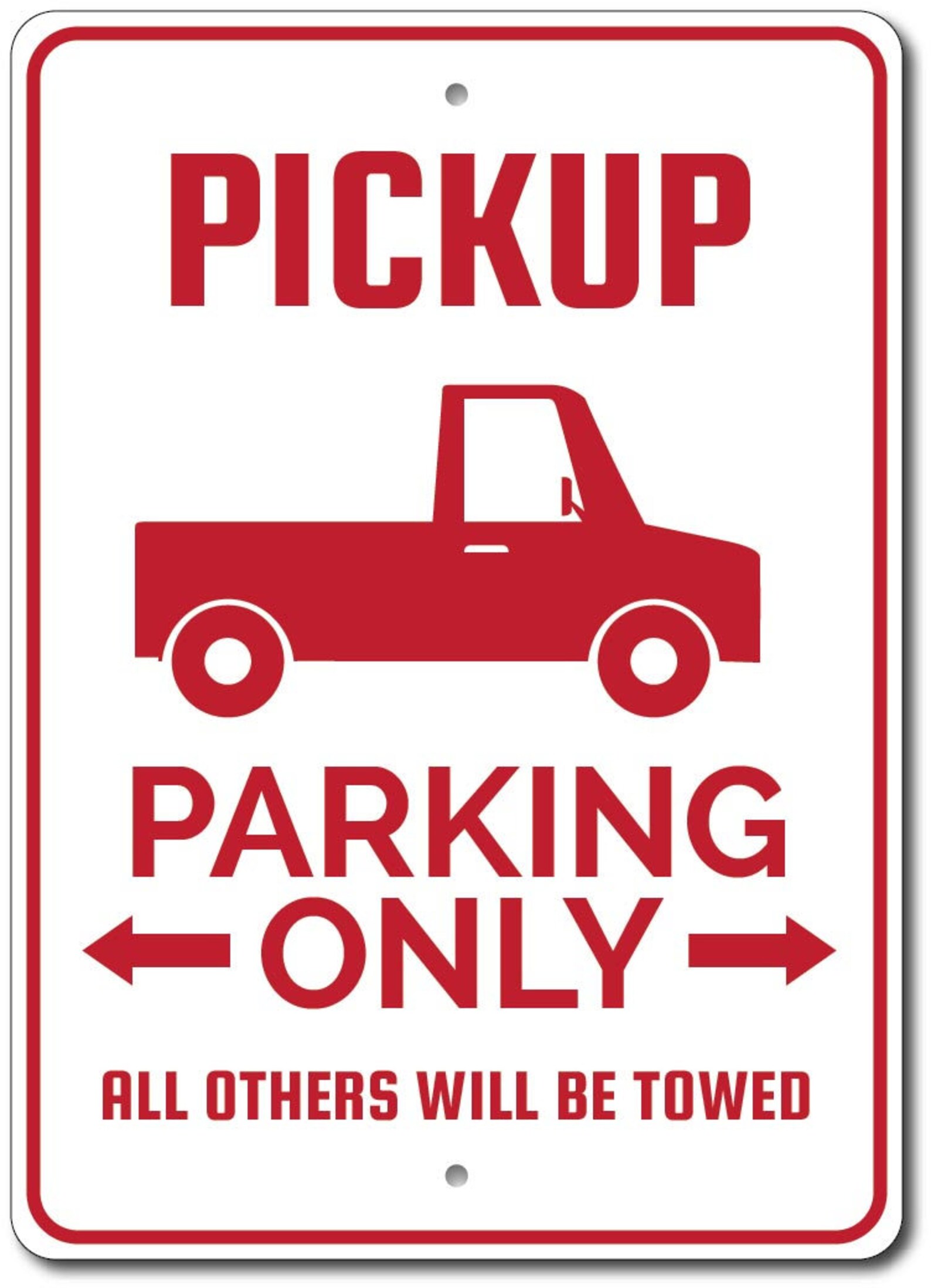 Pickup Parking Sign Pickup Truck Gift Pickup Truck Decor | Etsy