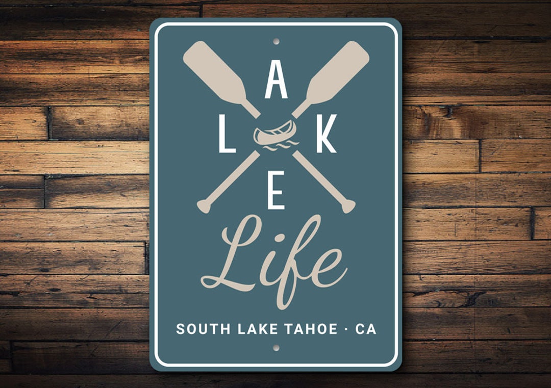 Lake Life Sign, Lake Life Decor, Home Lake, Lake Decorations, Lake ...