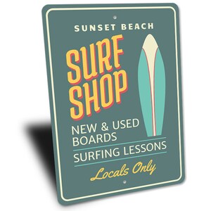 Surfing Shop Sign, Beach Surf Sign, Beach Shops Design, Sign for Beach ...