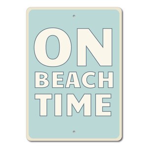 On Beach Time Sign, Beach Lover Gift, Beach Condo Decor, Beach Condo ...