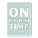 On Beach Time Sign, Beach Lover Gift, Beach Condo Decor, Beach Condo ...