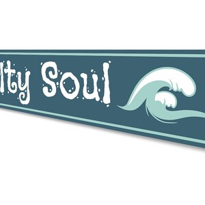 Salty Soul Sign, Salty Soul Decor, Ocean Soul, Beach House Gifts, Decor ...