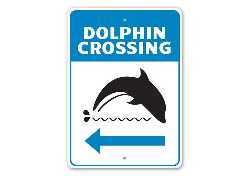 Dolphin Crossing, Dolphin Lovers, Ocean Sign, Home for Beach, Dock Sign ...