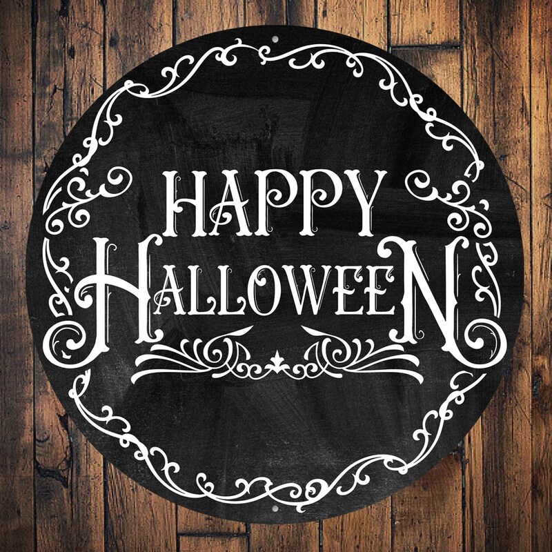 Happy Halloween Sign - Etsy