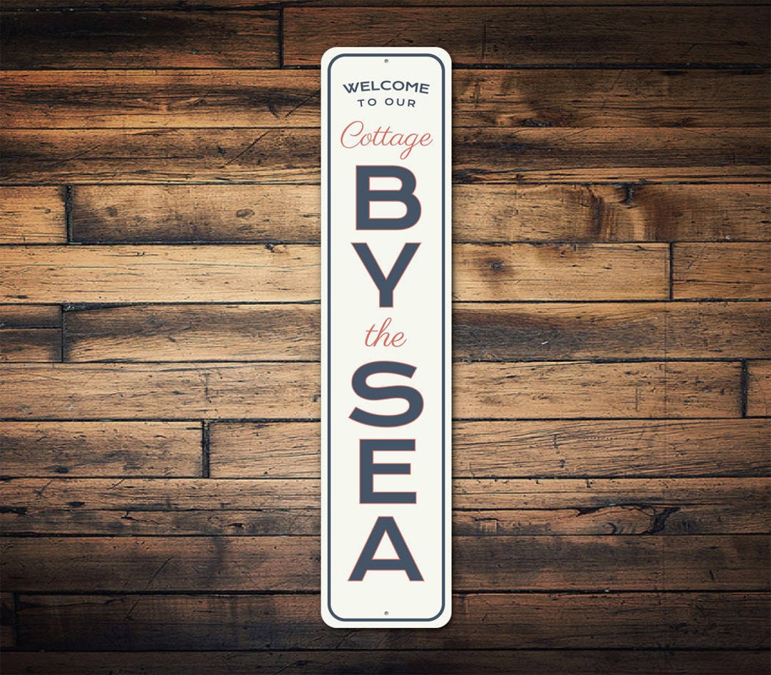 By the Sea Sign, Living by Sea Signs, Beach Decor, Beach Gift Sign ...