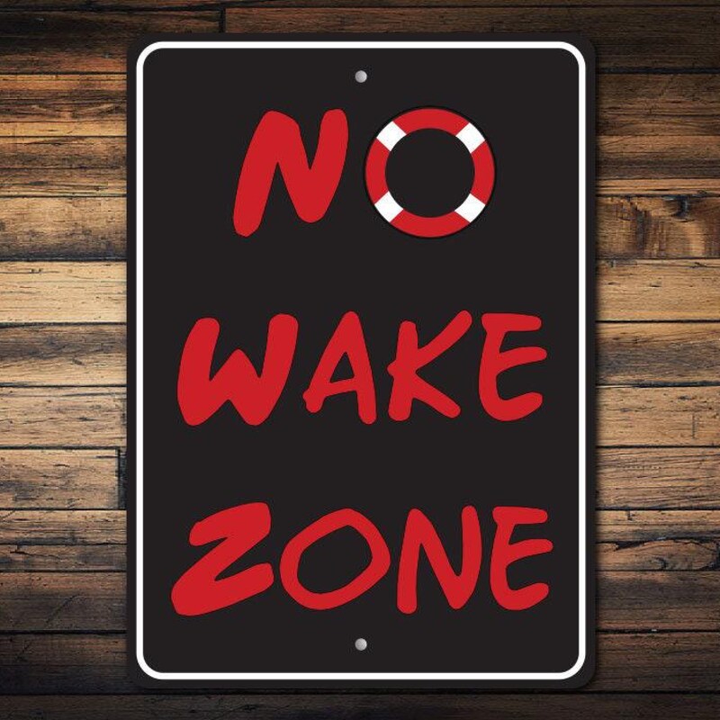 Wake at the Lake Sign - Etsy