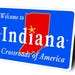Indiana State Road Sign, Indiana Welcome Sign, Indiana Road Welcome ...