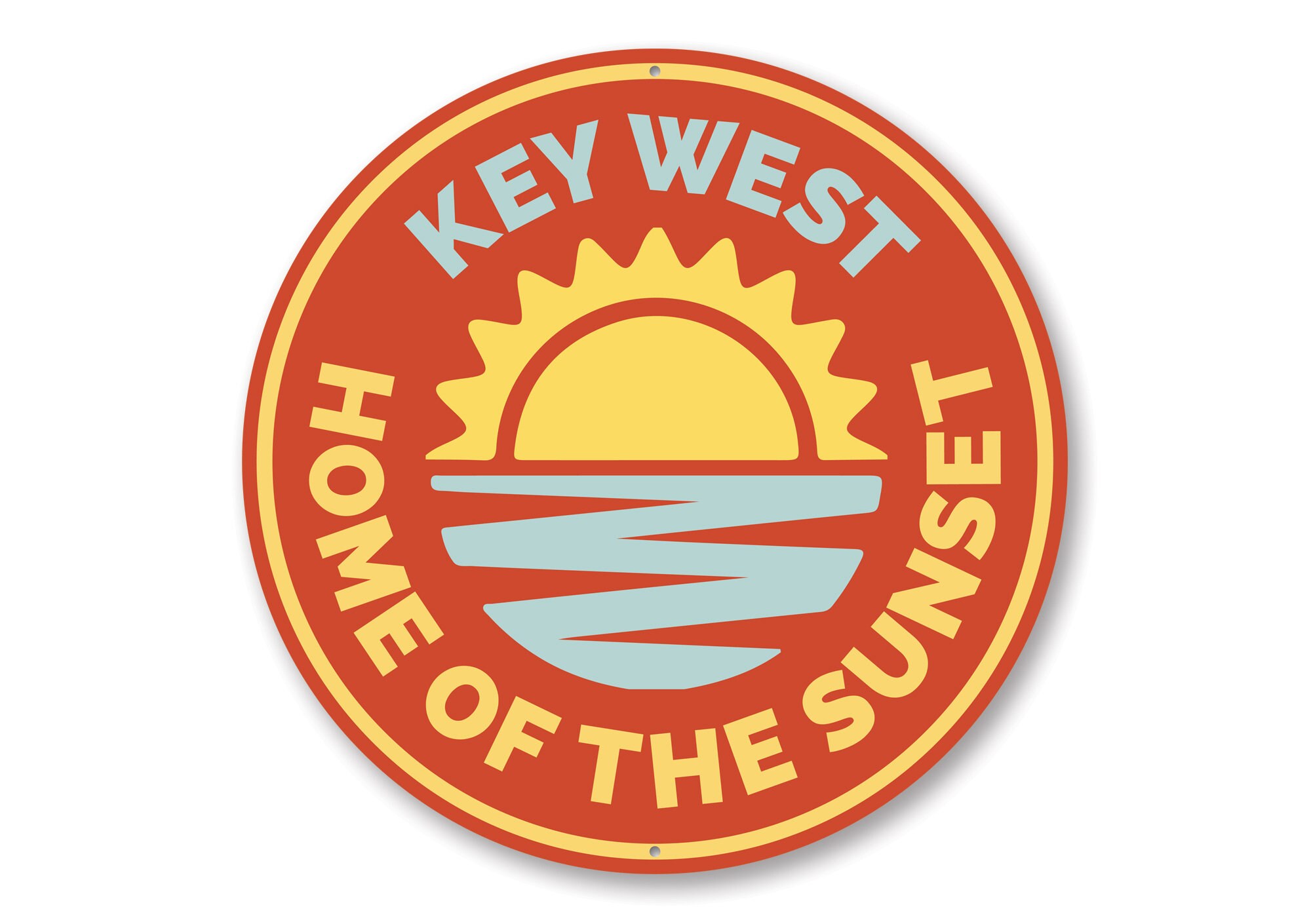 Key West Sunset Sign Home of Sunset Sign Sunset Decor Key - Etsy