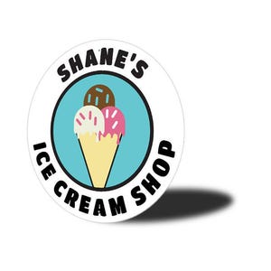 Custom Ice Cream Sign, Custom Ice Cream Shop, Ice Cream Shop, Frozen ...