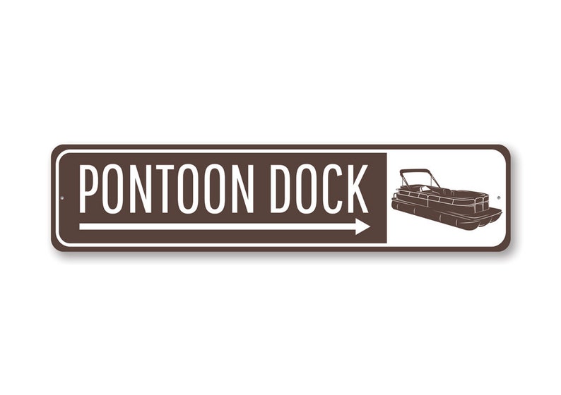 Pontoon Dock Sign Pontoon Owner Boat Dock Sign Boating - Etsy