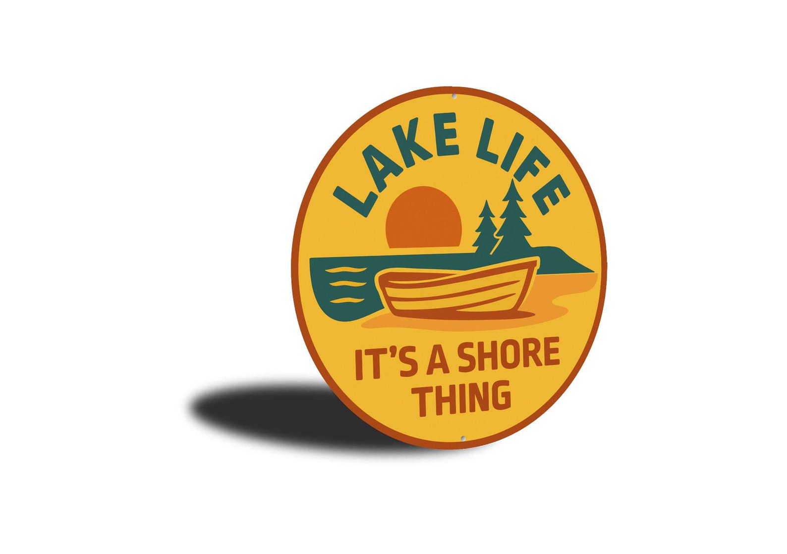 Lake Life It's A Shore Thing Sign, Lake House Decor, Lake Cabin Sign ...