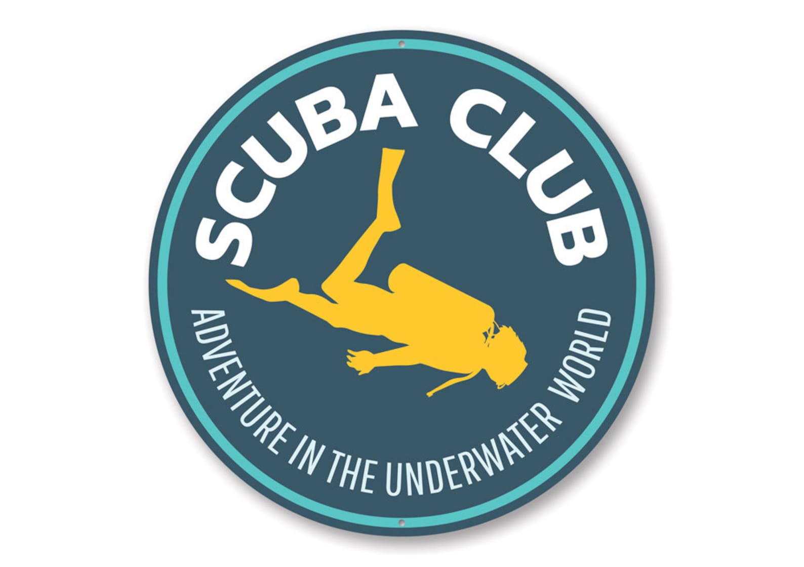 Scuba Club Sign Scuba Adventure Sign Scuba Diving Scuba - Etsy