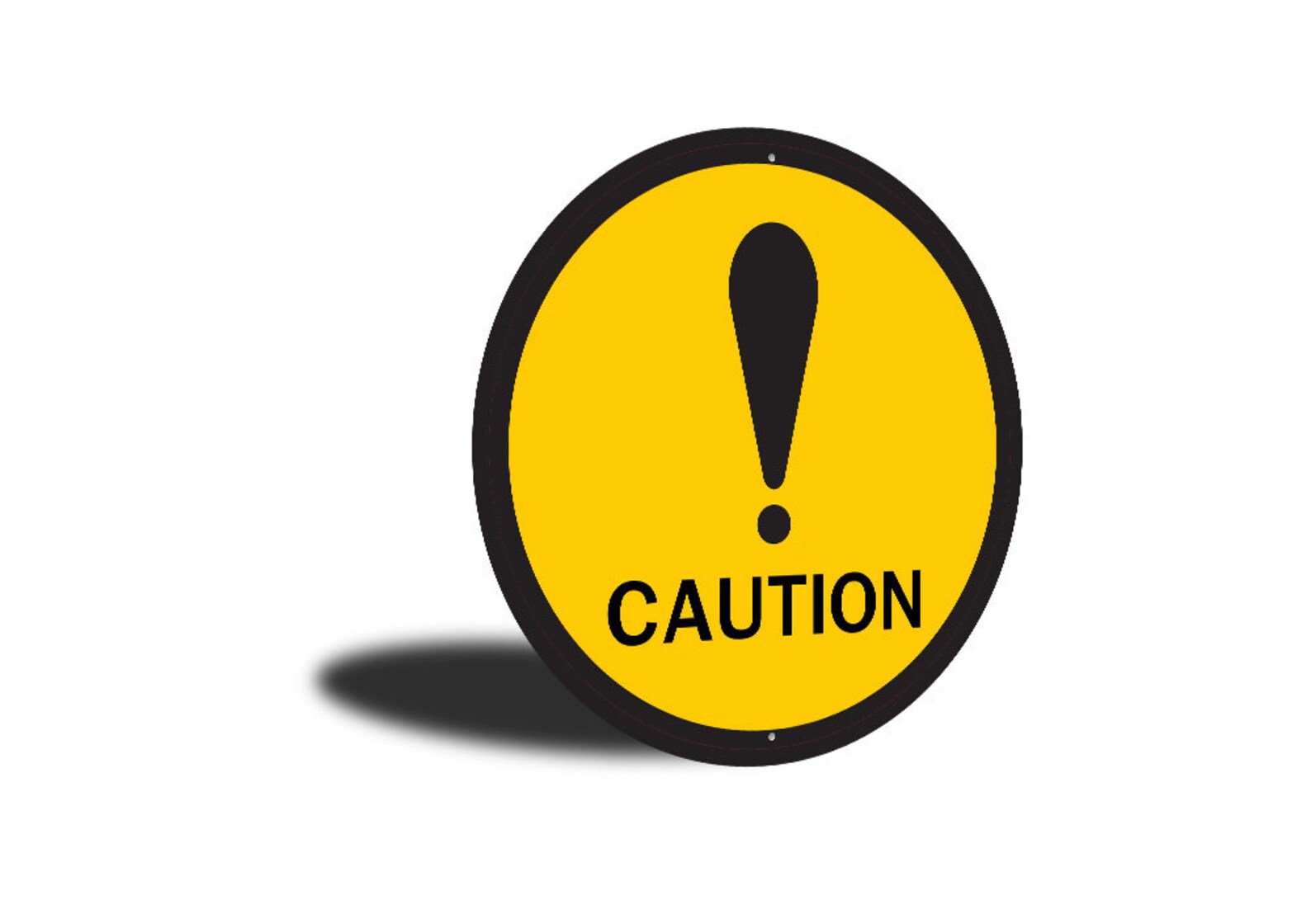 Caution Circle Sign Durable Circle Sign Circle Gift Caution - Etsy