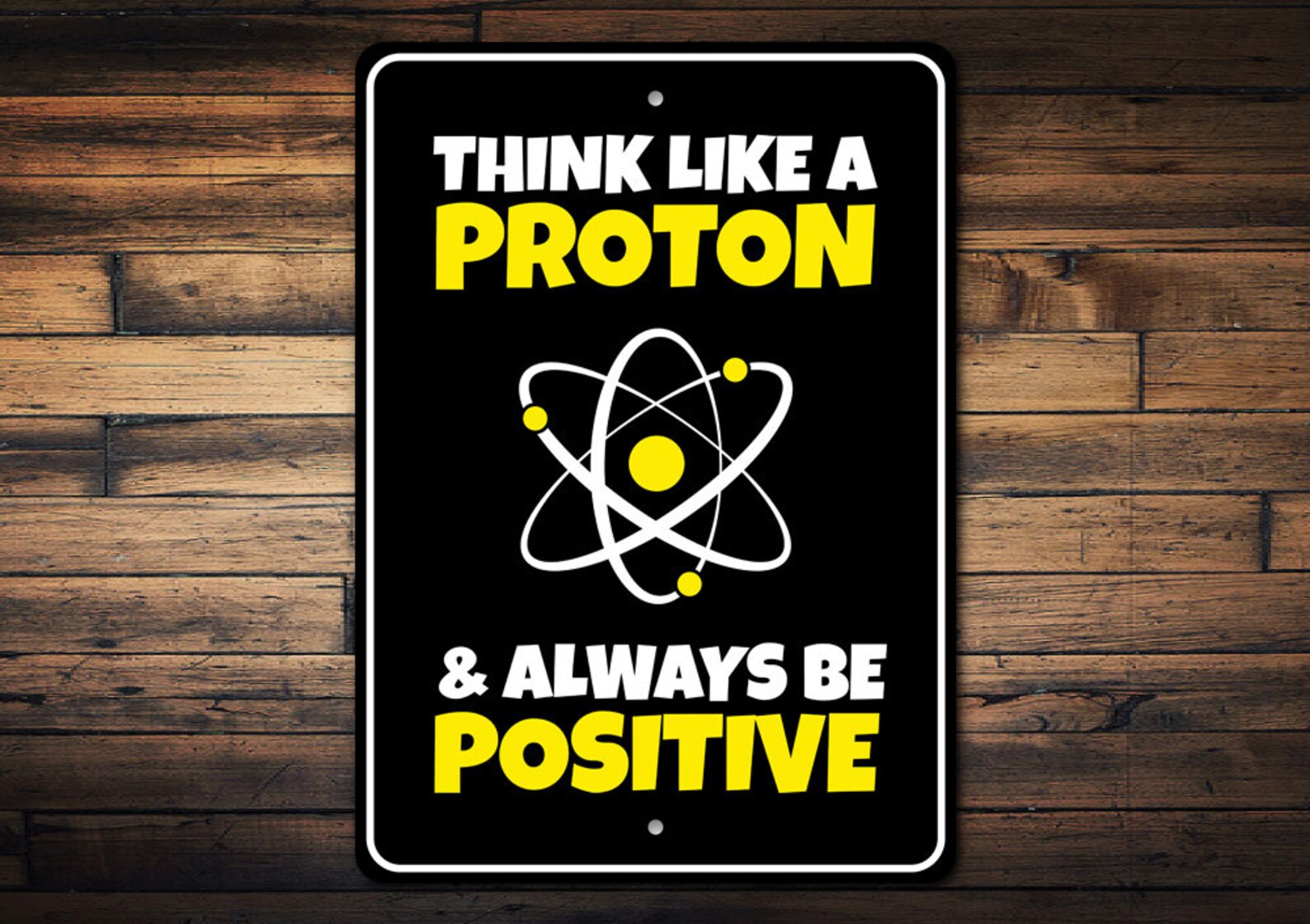 Think Positive Sign Positive Proton All Positive Smart Kid - Etsy