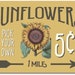Sunflowers Sign Sunflower Lover Gift Flower Field Sign - Etsy