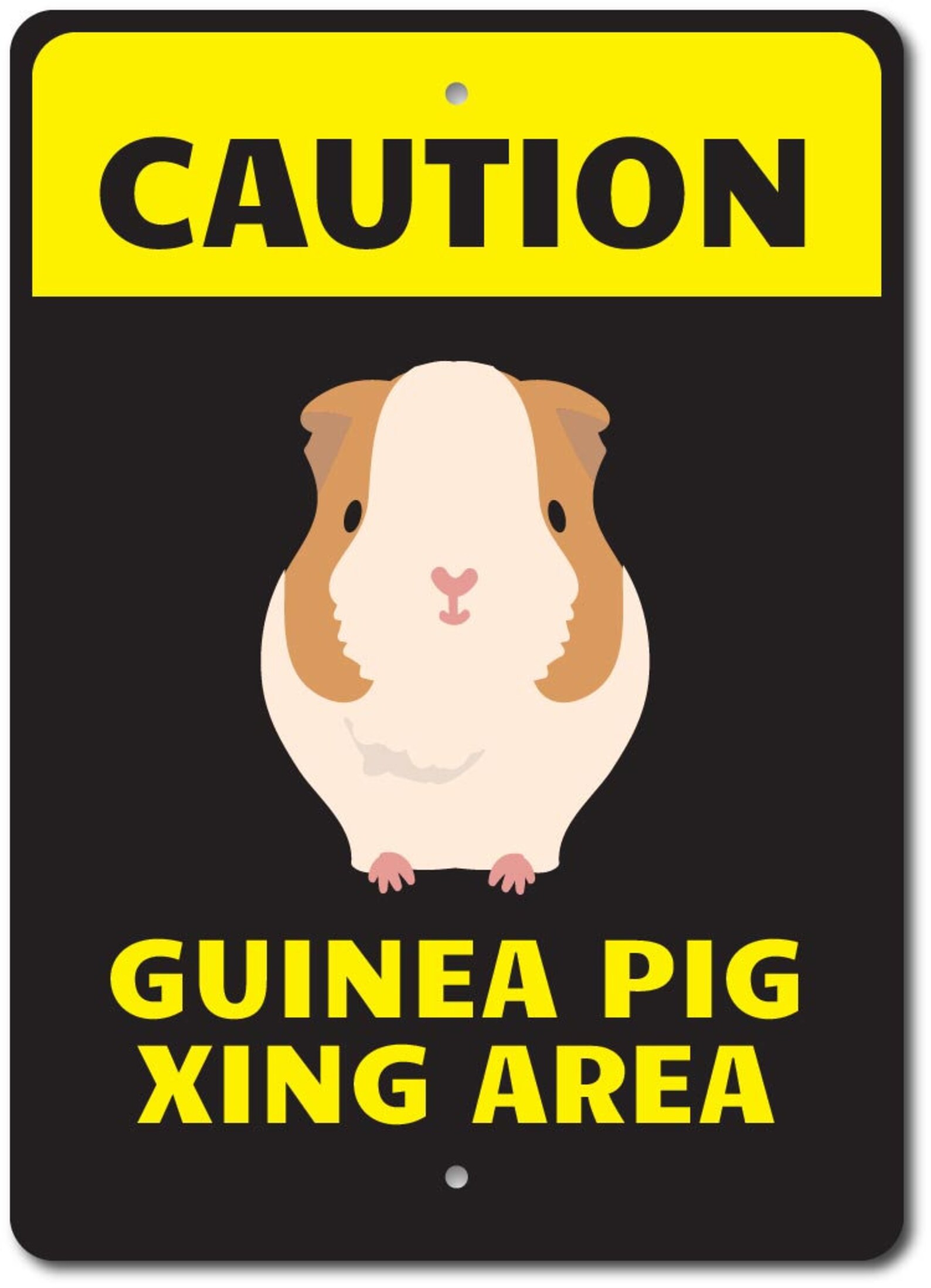 Guinea Pig Sign Guinea Pig Gift Caution Pet Sign Pet | Etsy