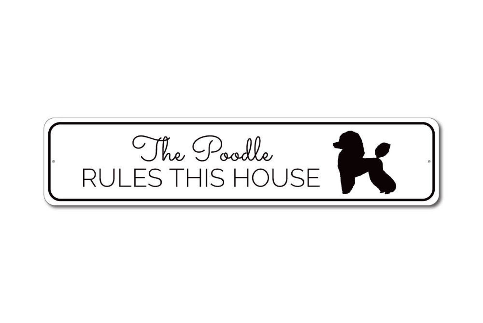 Poodle Sign Poodle Gift Poodle Decor Poodle Owner Gift - Etsy