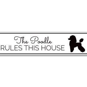 Poodle Sign, Poodle Gift, Poodle Decor, Poodle Owner Gift, Poodle Lover ...