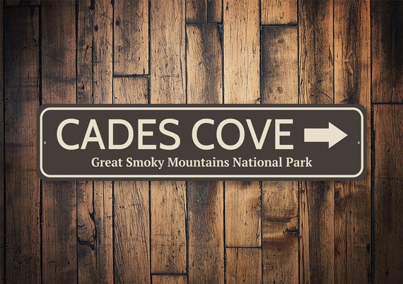 Cades Cove Sign Cades Cove Destination Destination Sign | Etsy