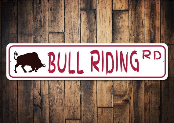 Bull Riding Sign Bull Riding Life Bull Riding Lover Bull | Etsy