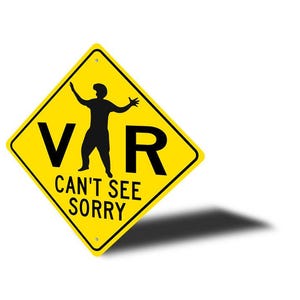 Funny VR Sign, VR Gaming Sign, Gaming Decor, VR Gaming, Virtual Reality ...