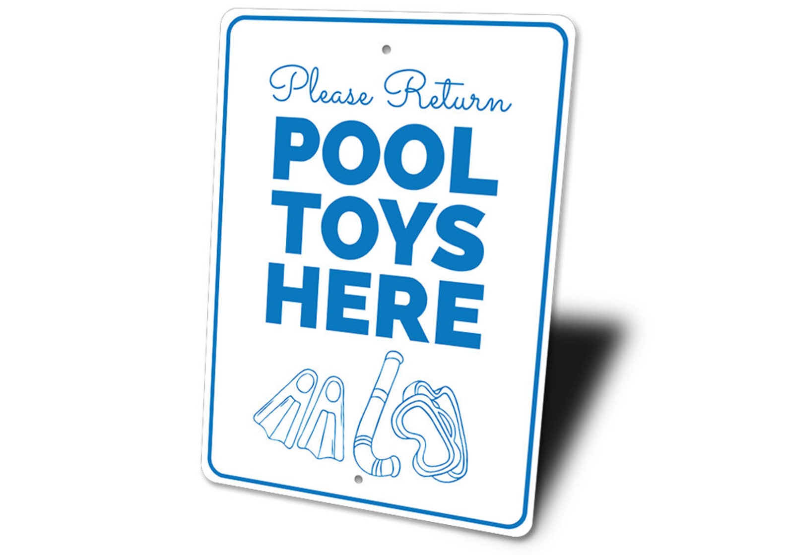 Pool Toys Here Pool Toy Decor Pool Owners Outside Decor | Etsy