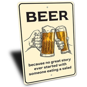 Funny Drinking Decor, Humor Beer Sign, Funny Decor, Bar Humor, Bars ...