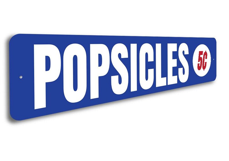 Popsicles for Sale Sign, Popsicle Sign, Popsicle Freezer, Vintage ...