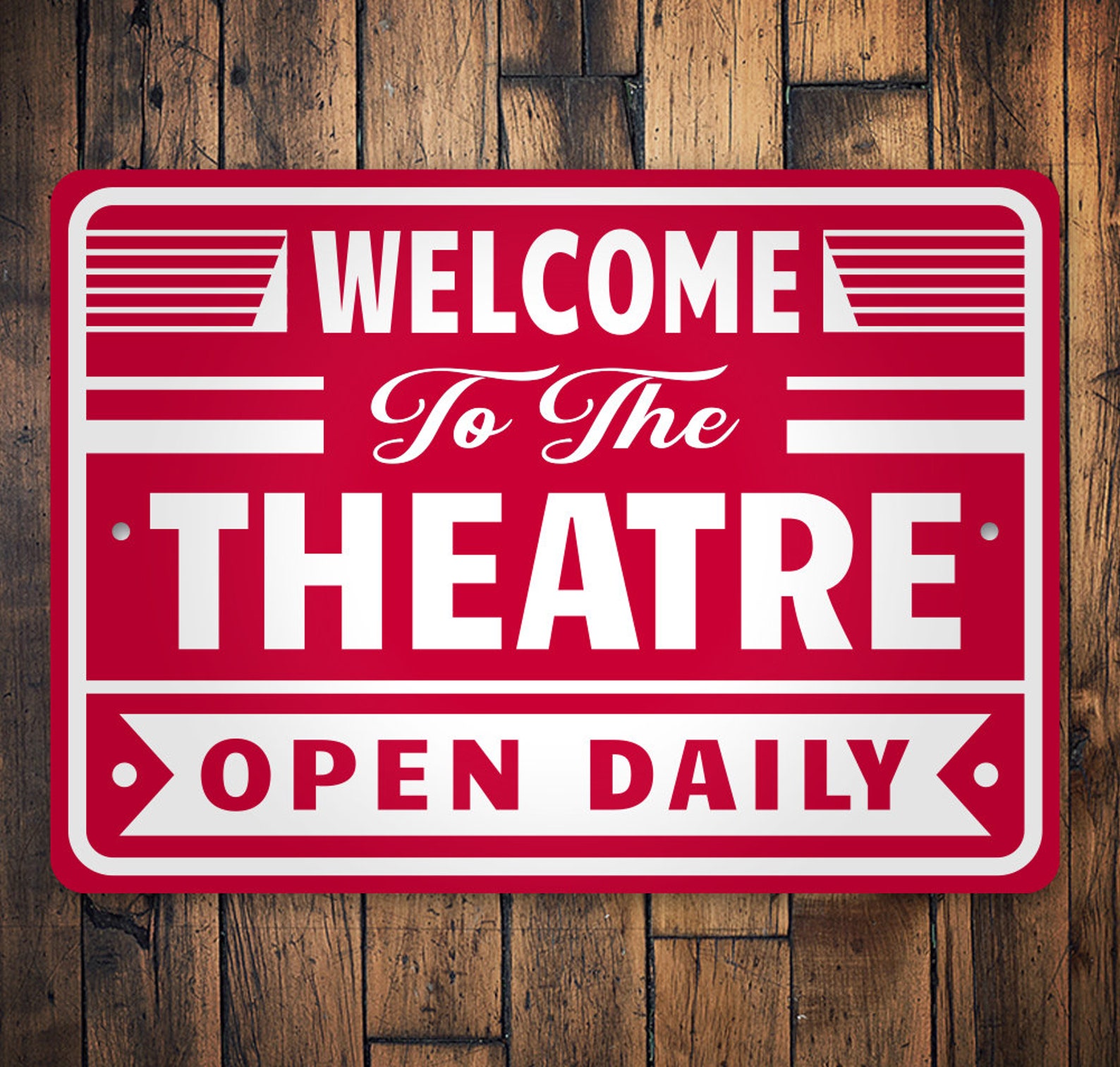 Welcome to the Theatre Sign Custom Theatre Sign Theatre - Etsy
