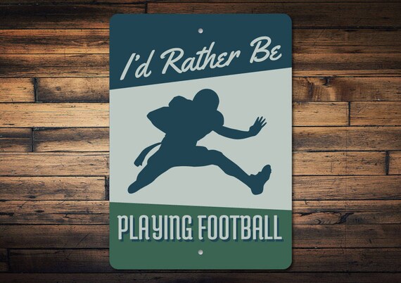 Running Back Sign Football Player Gift Football Player Sign | Etsy
