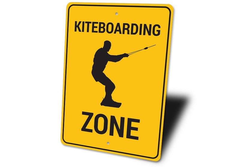 Kite Boarding Sign Kite Boarding Zone Boating Sport Metal | Etsy