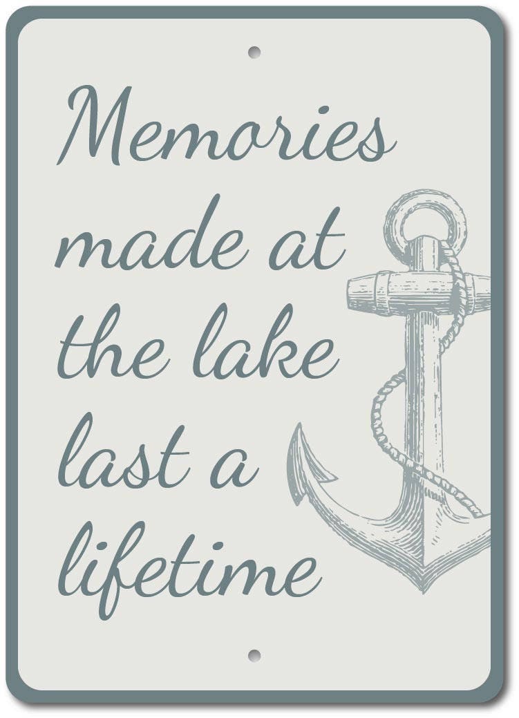 Lake Phrase Sign Lake Saying Sign Family Lake Sign Lake - Etsy