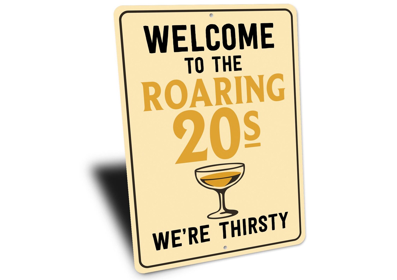Roaring 20s Sign, 1920s Welcome Sign, Retro Bar Decor, Speakeasy Decor ...